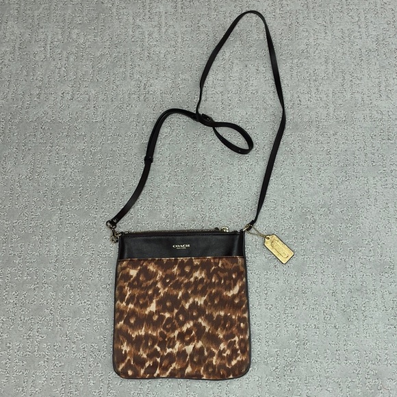 Coach | Bags | Coach Animal Print Crossbody Purse New | Poshmark